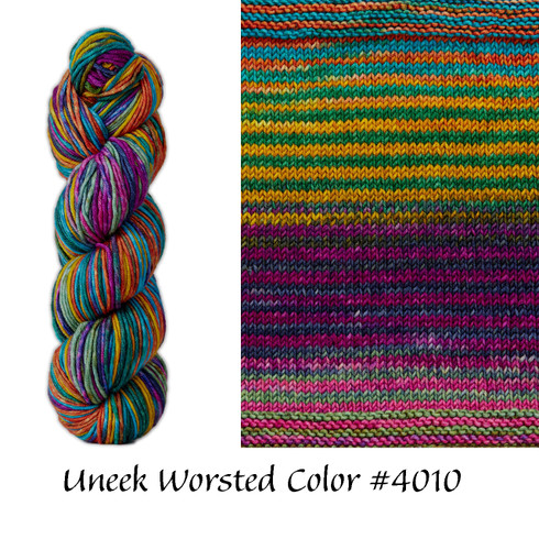 Urth Yarns Uneek Worsted Self Striping Yarn - 4010