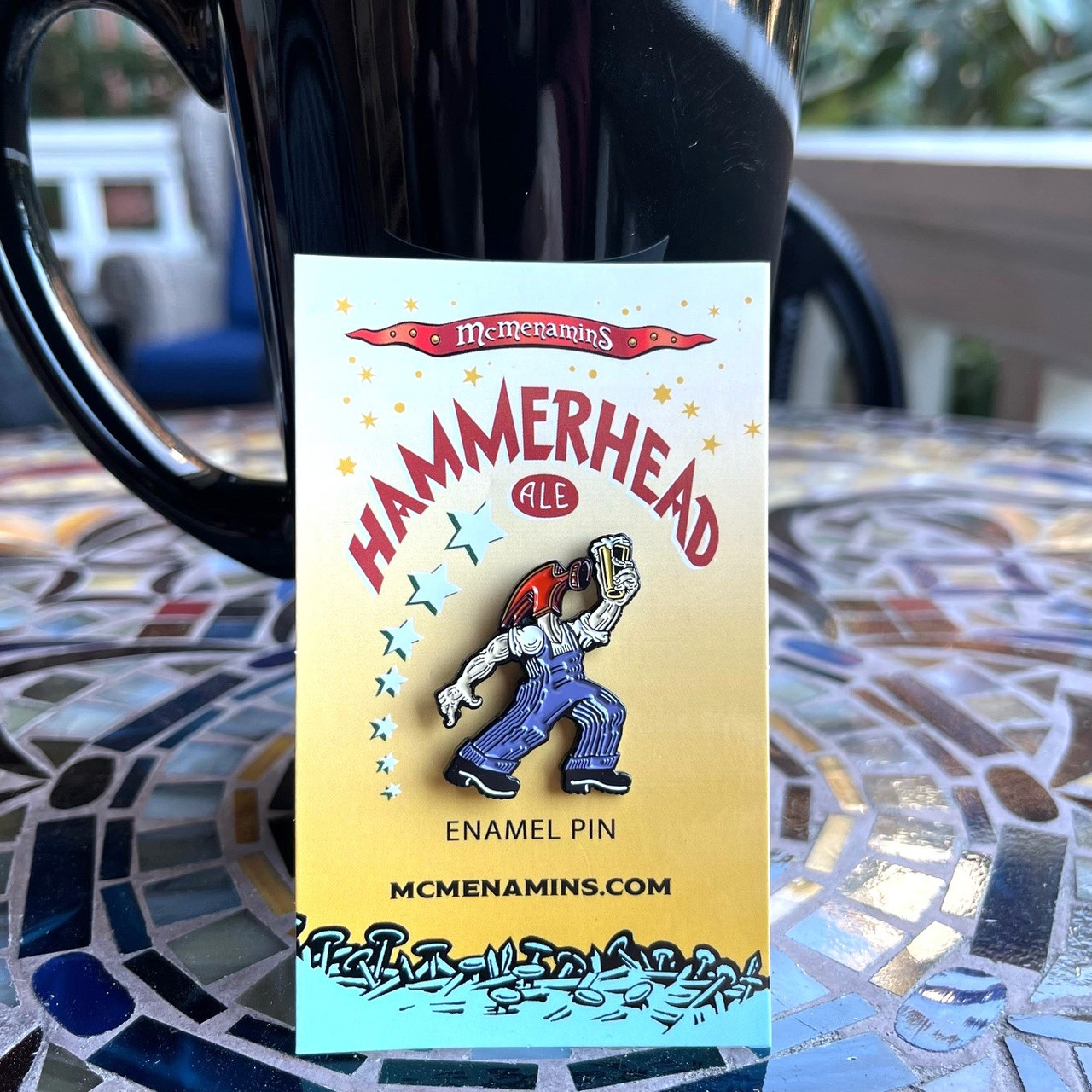Hammerhead Enamel Pin - McMenamins Online Shop