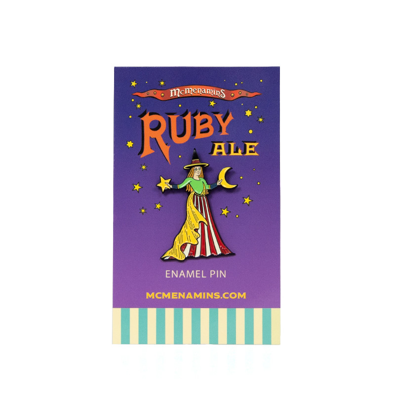Ruby Enamel Pin - McMenamins Online Shop