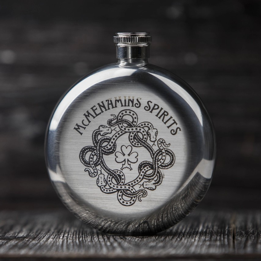 Devils Bit Round Flask - 5oz - McMenamins Online Shop