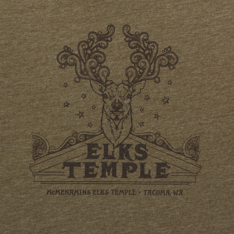 Elks Temple Elk T-Shirt - McMenamins Online Shop