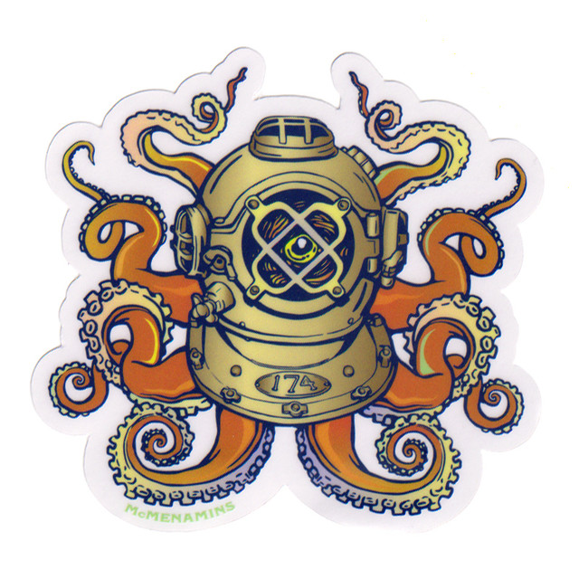 Kraken Vinyl Sticker - McMenamins Online Shop