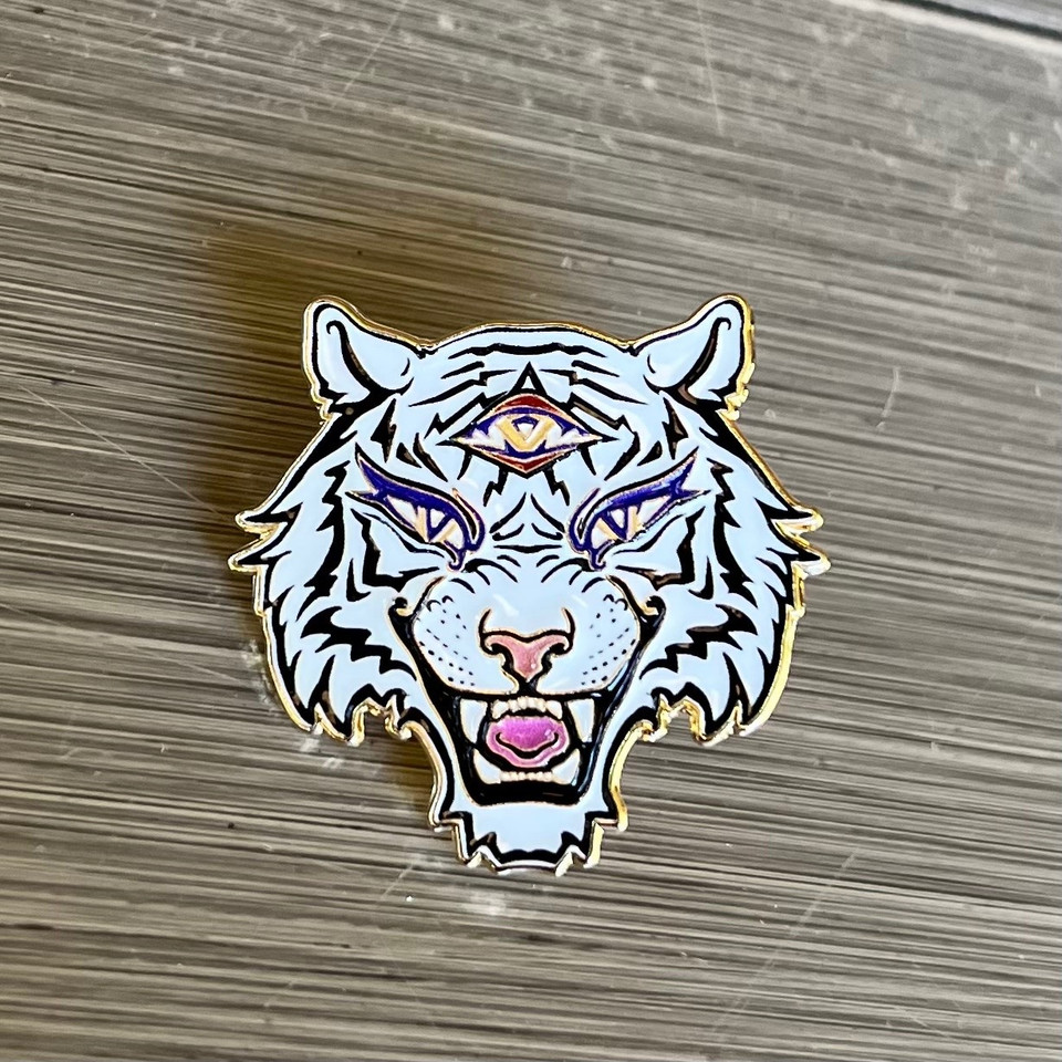 Days Between Tiger Enamel Pin - McMenamins Online Shop