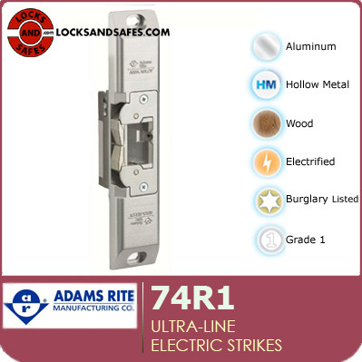 Adams Rite 74R1 Ultraline Electric Strikes | Rim Electric Strike