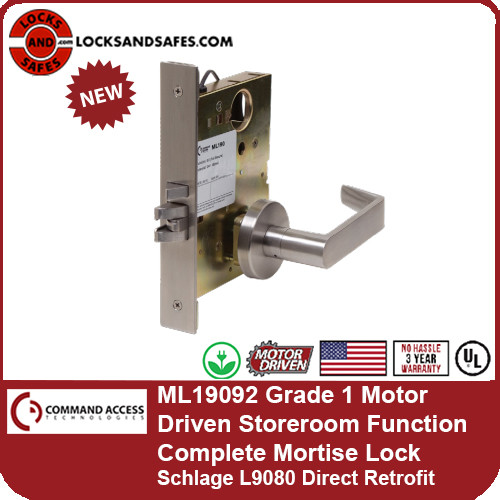 Mootorized Schlage L9080 Storeroom Retrofit | Command Access ML19092