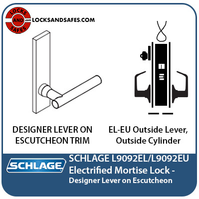 Schlage 9092 Mortise Lock | Mortise Lock with Door Position Sensor