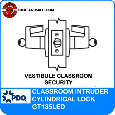 PDQ GT135LED | School Lockdown Lock | Classroom Lockdown