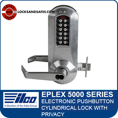 Simplex E-Plex 5000 Electronic Cylindrical Privacy Door Lock