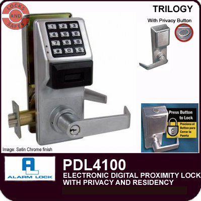 Alarm Lock Trilogy PDL4100 DIGITAL PROXIMITY LOCKS