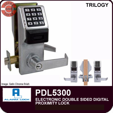 Alarm Lock Trilogy PDL5300 DOUBLE SIDED PROXIMITY LOCKS