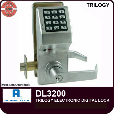 Alarm Lock DL3200 Trilogy Series w/ Std Key Override