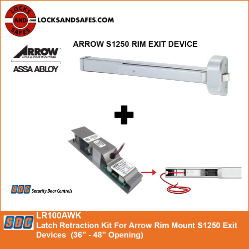 SDC LR100AWK Motorized Latch Retraction Kit For Arrow Exit Device