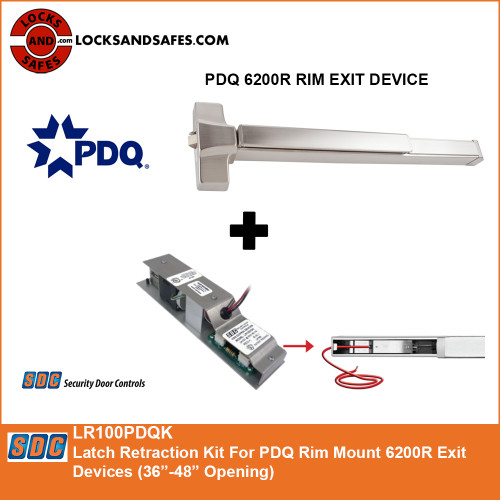 SDC LR100PDQK Latch Retraction Kit For PDQ Exit Device