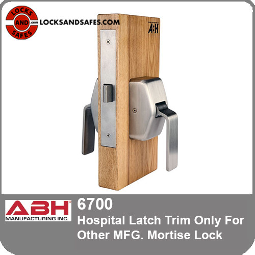 ABH 6700 Hospital Latch Trim Only, Other MFG. Mortise Lock Body