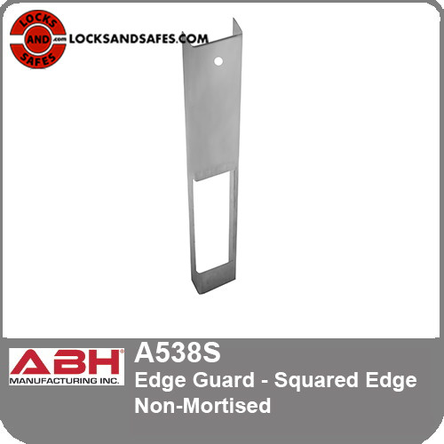 ABH A538S Squared Edge Non-Mortised Edge Guard | ABH A538-S
