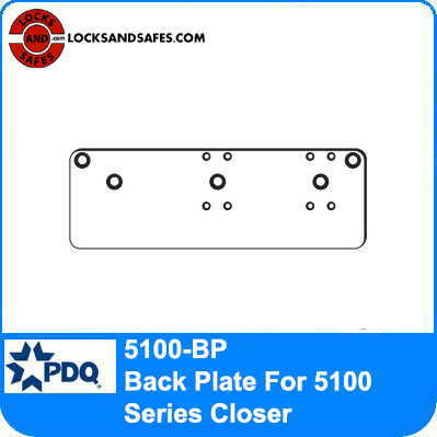 PDQ Back Plate for 5100 Series Closer | PDQ 5100-BP 519008