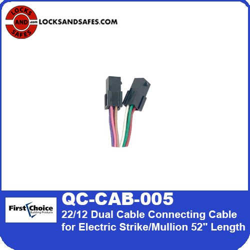 First Choice QC-CAB-005 | Dual Cable Connecting Cable For Mullion