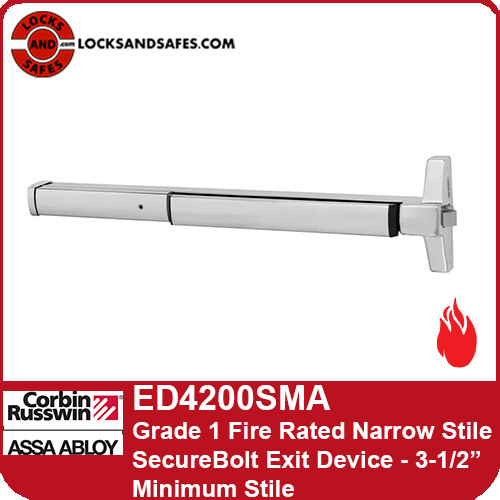 Corbin Russwin ED4200SMA Fire Rated SecureBolt Exit Device