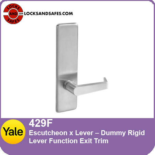 Yale Dummy Rigid Lever on Escutcheon Function For 6100ED Devices