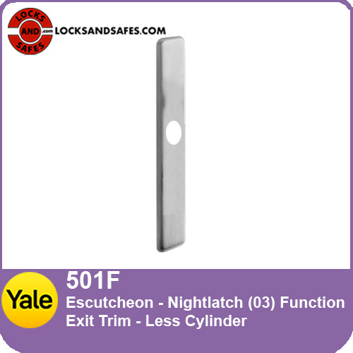 Yale 501F Escutcheon Nightlatch Function For 6200ED Device