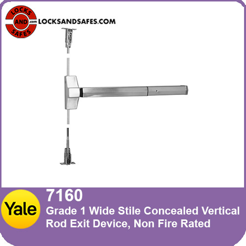 Yale 7160 Concealed Vertical Rod Exit Device