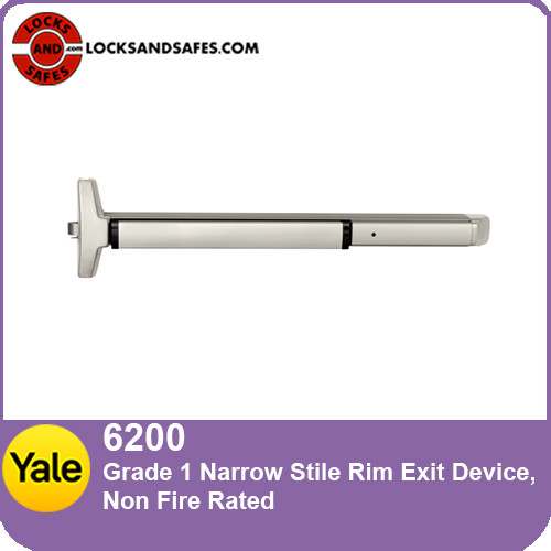 Yale 6200 Narrow Stile Rim Exit Device | Yale 6000