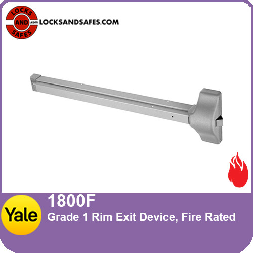 Yale 1800f Grade 1 Fire Rim Exit Device Yale 1800 Series