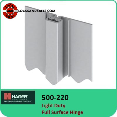 Roton 500-220 Series Light Duty Full Surface Hinges.