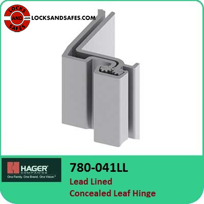 780-041LL Lead Lined Concealed Leaf Hinges from Roton
