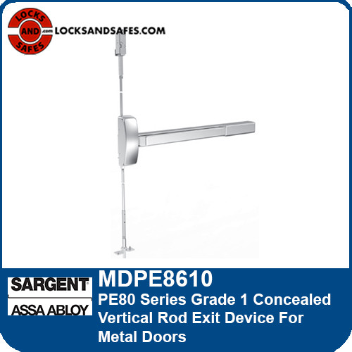 Sargent MDPE8610 Concealed Vertical Rod For Metal Door