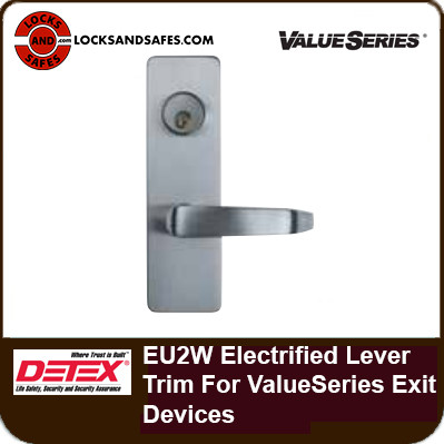 Detex EU2W Electrified Exit Trim For ValueSeries Exit Device