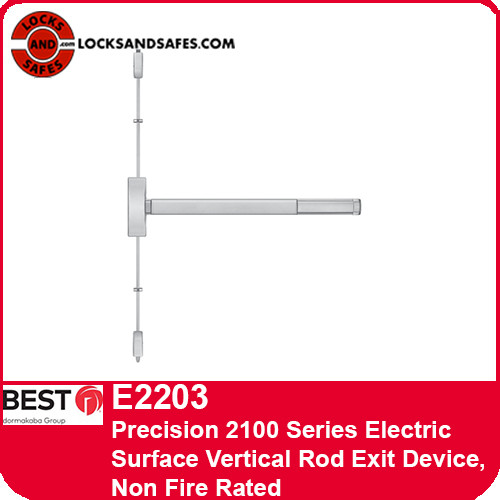 Best (Precision) E2203 Electric Surface Vertical Rod Exit Device