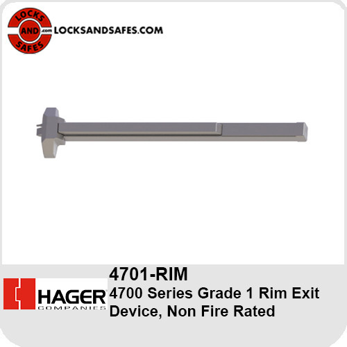 Hager 4700 Rim Exit Device | Hager 4701 Rim