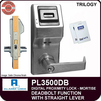 Alarm Lock Trilogy PL3500DB ELECTRONIC PROXIMITY MORTISE