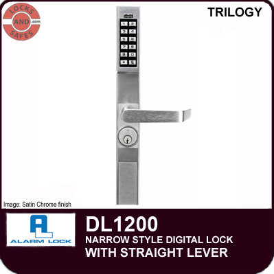 Alarm Lock Trilogy DL1200 - NARROW STYLE LOCK