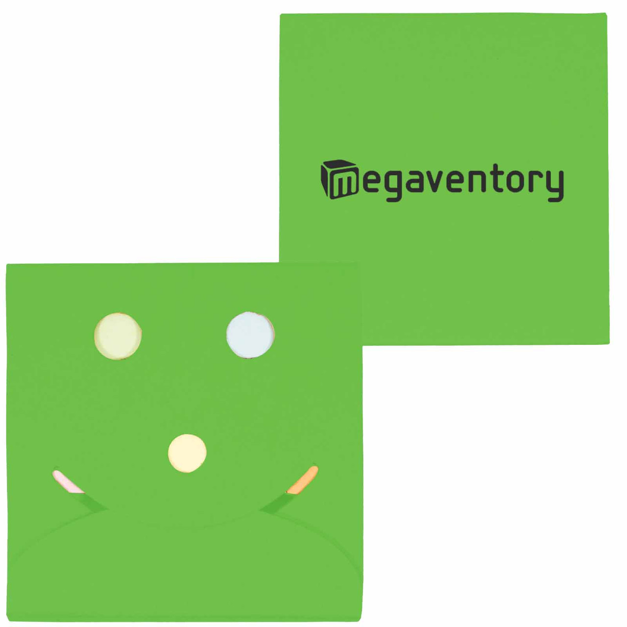 Custom Printed Smiley Face Sticky Note Pack