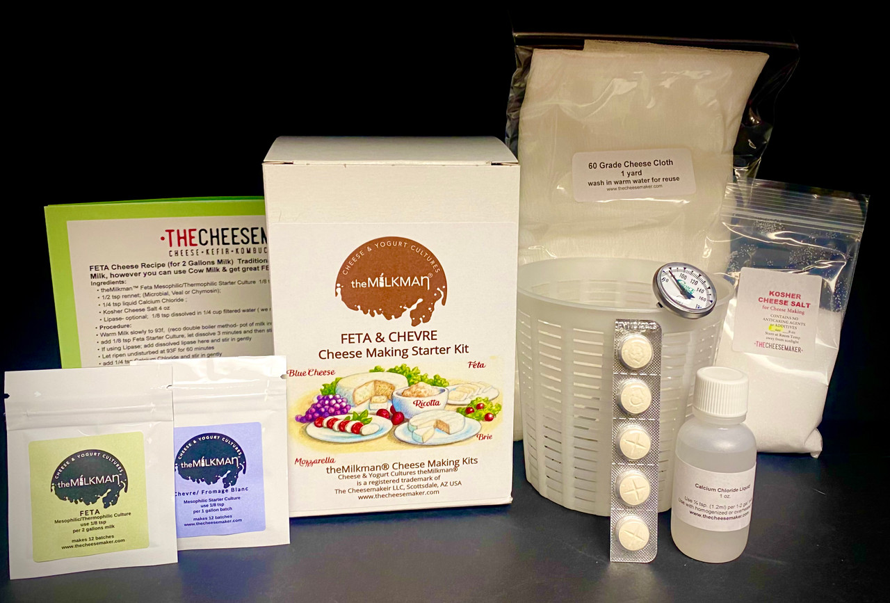 Wholesale theMilkman® Feta & Chevre Cheese Making Starter Kit