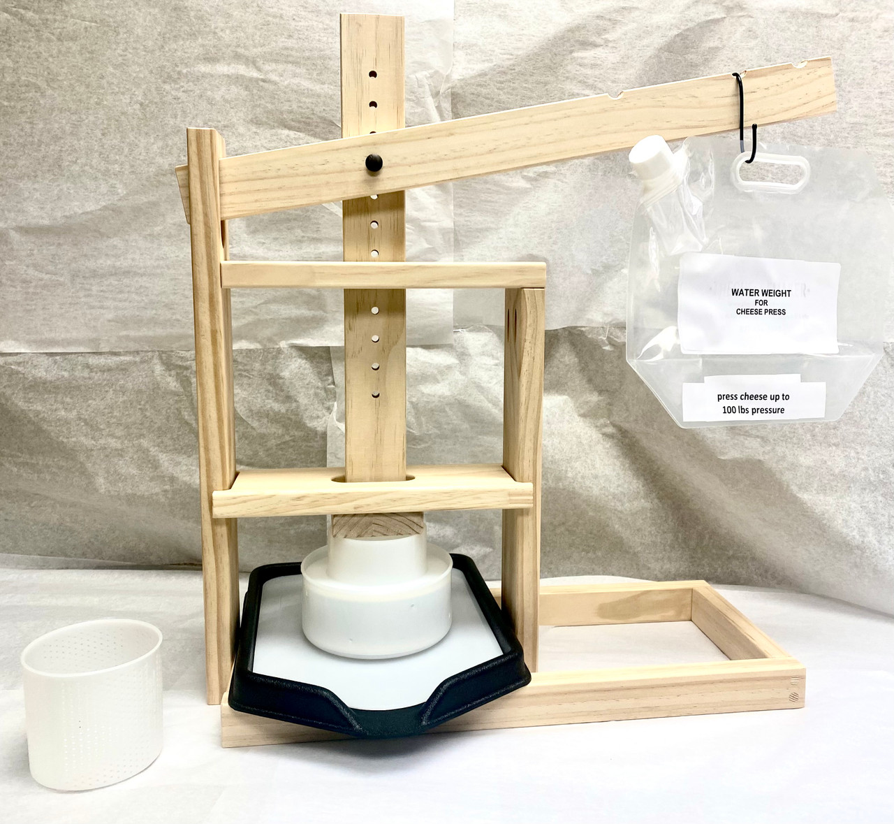 Dutch Style Cheese Press Hardwood | The Cheesemaker