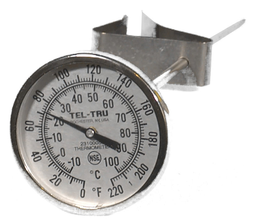 Dual Scale Liquid Crystal Thermometer | The Cheesemaker