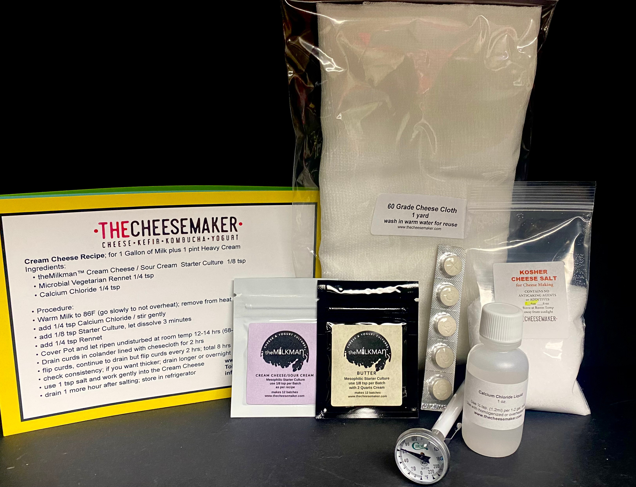 WHOLESALE theMilkman® Cream Cheese - Sour Cream & Butter Making Starter Kit