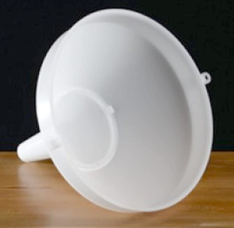 Heavy Duty Food Grade Plastic Funnel - Large Food Grade Funnel - 12 ...