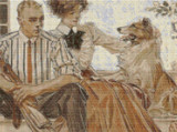 Arrow Collar Man Cross Stitch Chart - JC Leyendecker