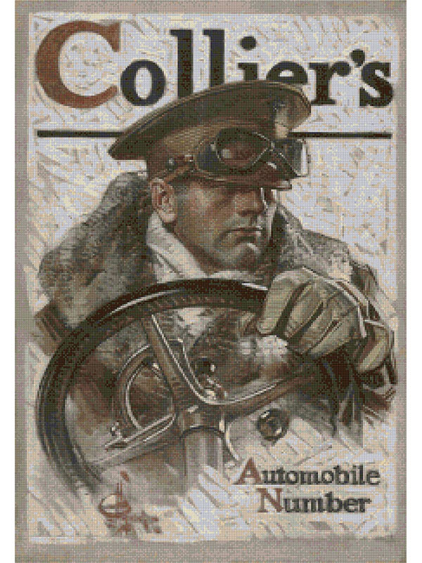 Collier's Magazine Cover - January 5, 1918 Cross Stitch Pattern | JC ...