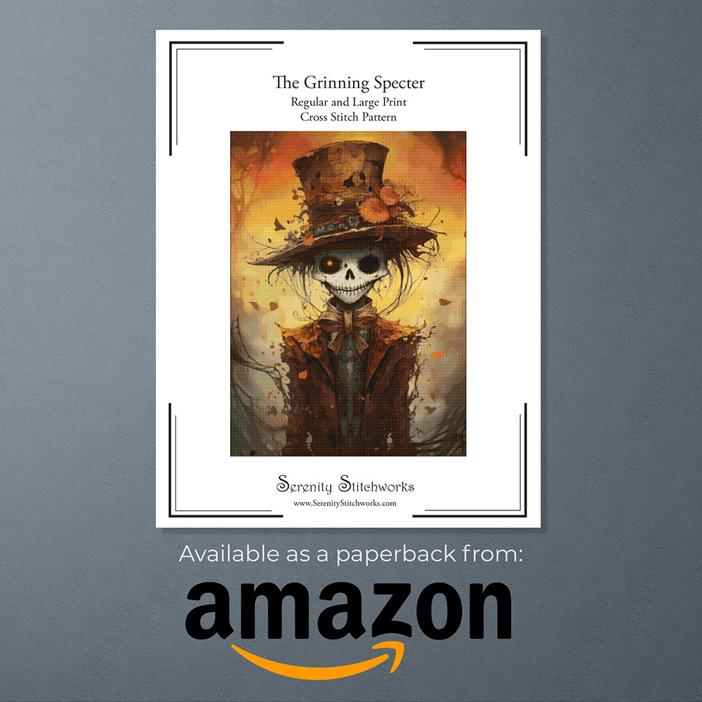 The Grinning Specter Cross Stitch Pattern