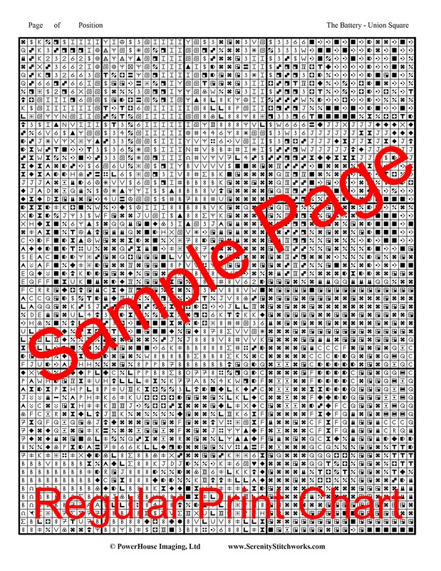 The Battery - Union Square Cross Stitch Pattern | Walter Ufer | Genre