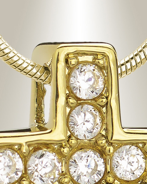 Gold Plated Hallmark Cross Memorial Jewelry and cross memorial pendants