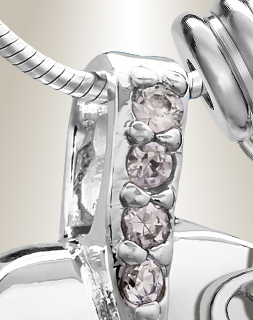 Silver August Heavenly Heart memorial jewelry and August birthstone ...
