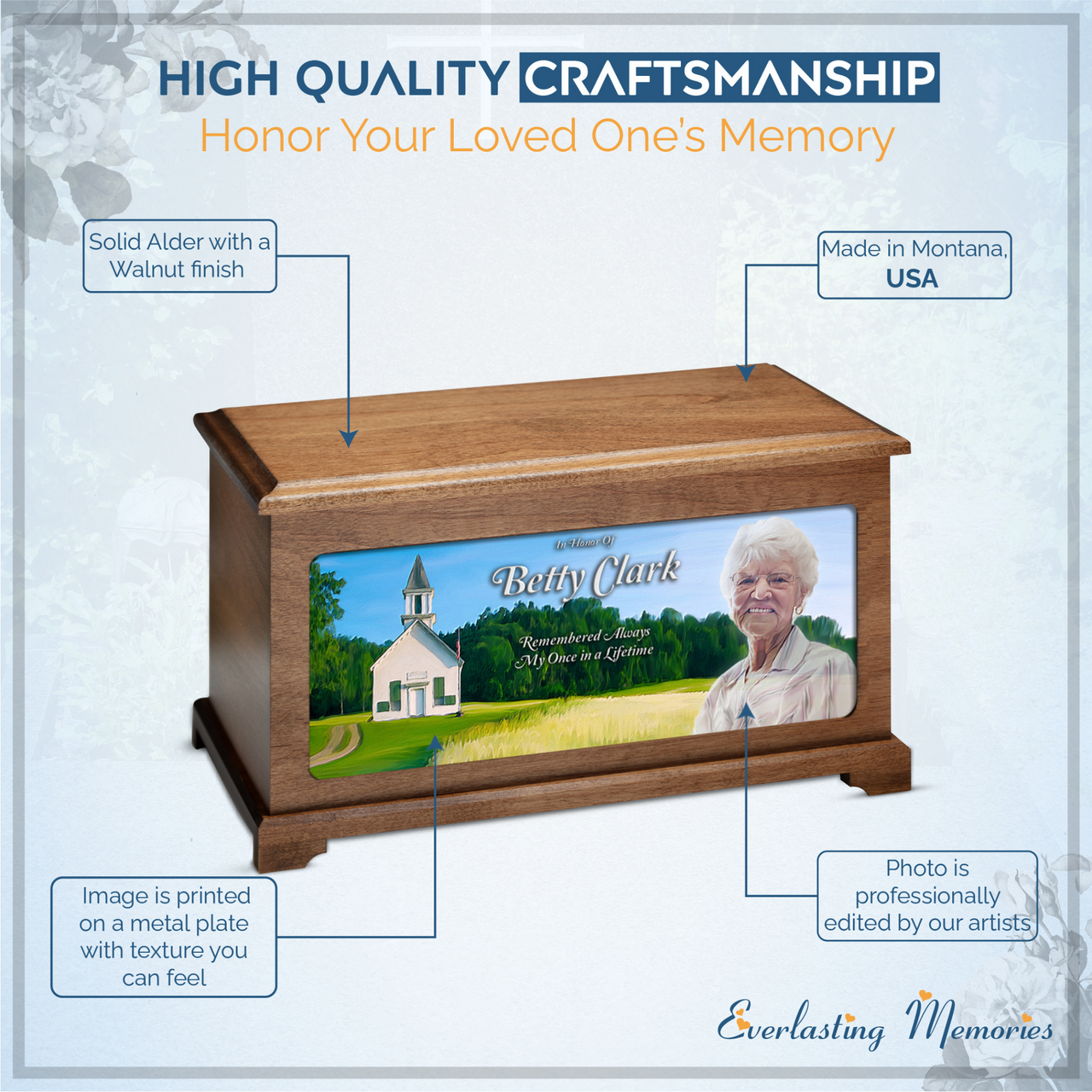 School House Digital Photo Urns, Urns for Teachers, Urns for Moms