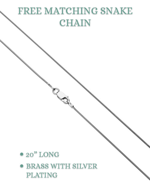 Rectangle Sterling Signature Rectangle Fingerprint Necklace, Signature ...