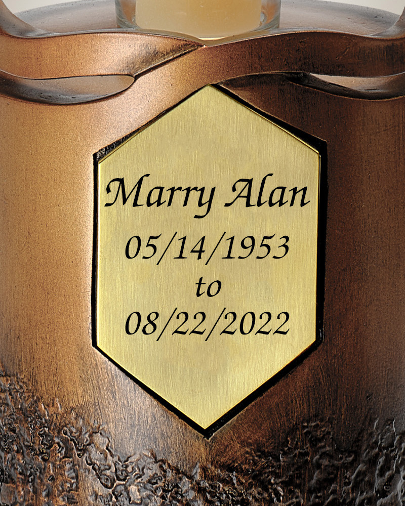 Infinity Bronze With Memorium Cremation Urn, Infinity Cremation Urn ...